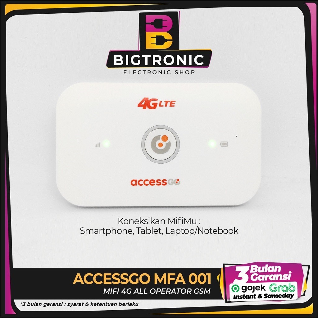 Jual Modem wifi Sim Card AccessGo MiFi MFA-001 4G All Operator GSM ...