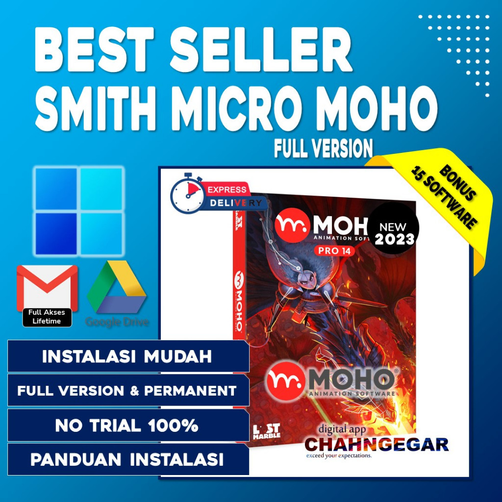 Jual Smith Micro Moho Pro 14 versi 2023 Full Version All In One 2D ...