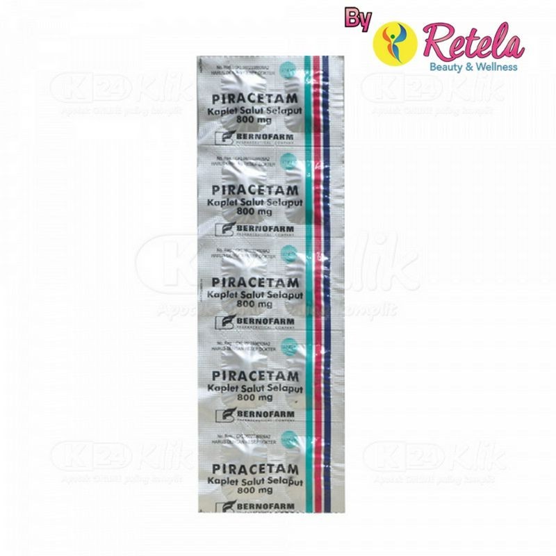 Jual Piracetam 800 Mg 1 Strip 10 Kaplet (Berno) | Shopee Indonesia