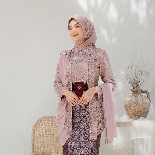 Jual Kebaya Kutu Baru Modern Kebaya Wisuda Lamaran Tunangan Set Kutubaru Full Payet Tunangan ...
