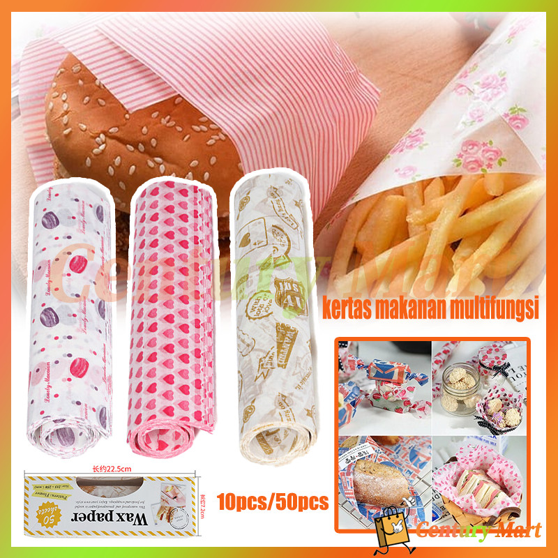 Jual Alas Nasi Bento Kertas Pembungkus/50 Lbr Wrapping Paper Alas ...