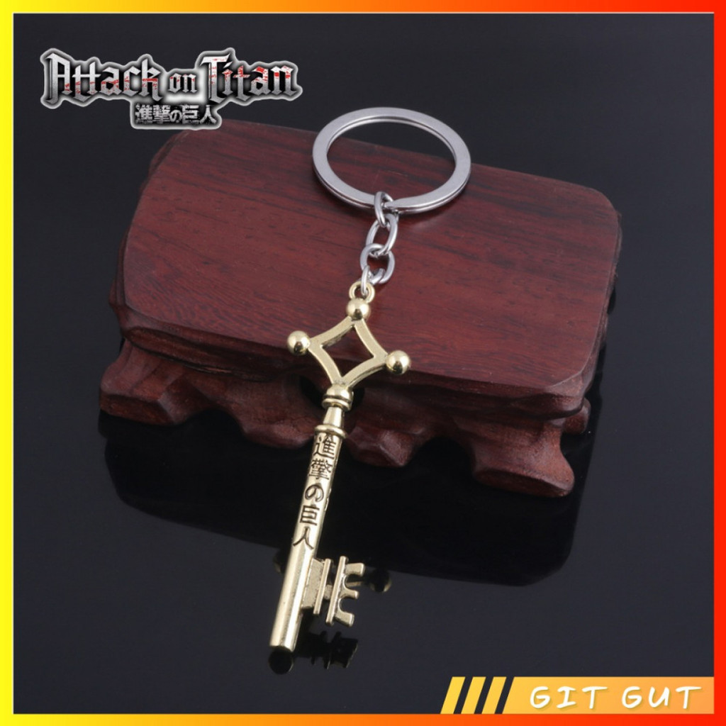 Jual Keychain Gantungan Kunci Attack on Titan Eren Yeager Basement Key ...