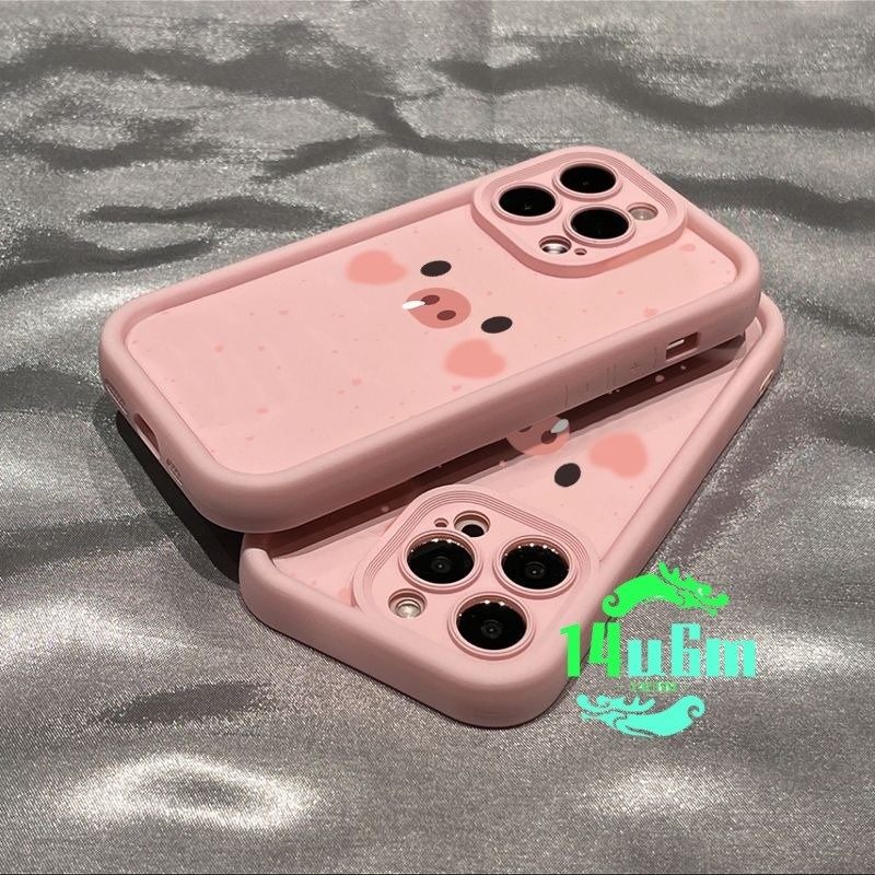 Jual Pink Cartoon Pig Phone Case iPhone XR XS Max 6s 6 Plus 6s+ 7 Plus ...