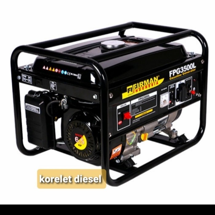 Jual Mesin genset FIRMAN FPG3500L 2.5KW 1PHASE /GASOLINE GENERATOR ...