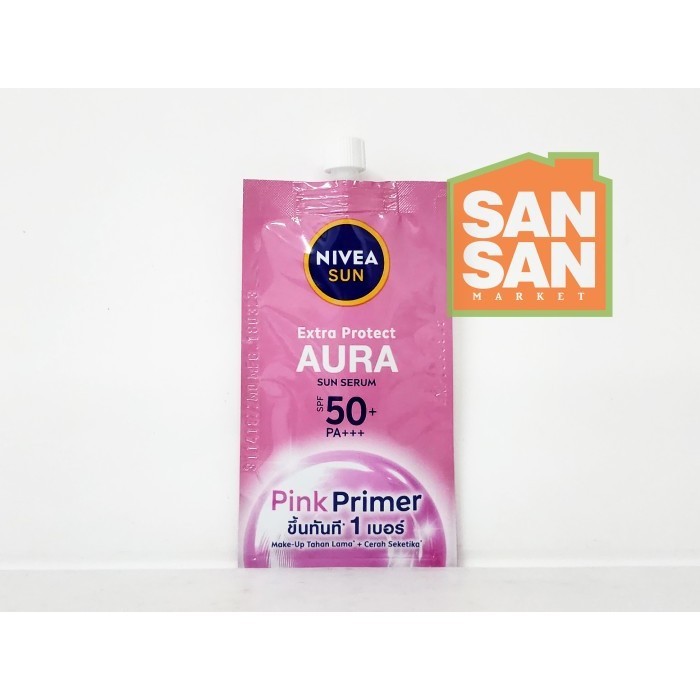 Jual Nivea Sun Extra Protect Aura Sun Serum SPF50+ PA+++ Sachet 7 ml ...