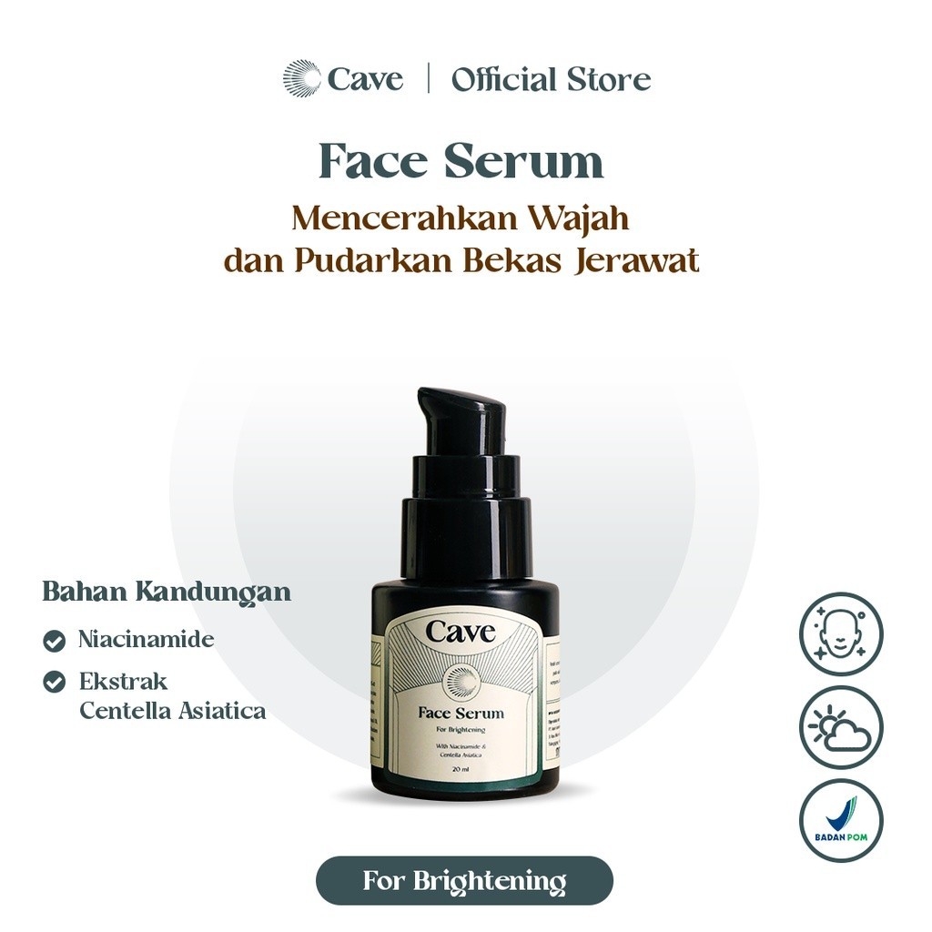 Jual CAVE Face Serum/Sunscreen/Face Wash For Brightening - 4100 Poin GM ...