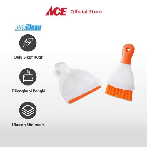 Jual Sapu Dan Pengki Mini - Oranye Abu Abu Floor Cleaner Set Sapu Dan ...