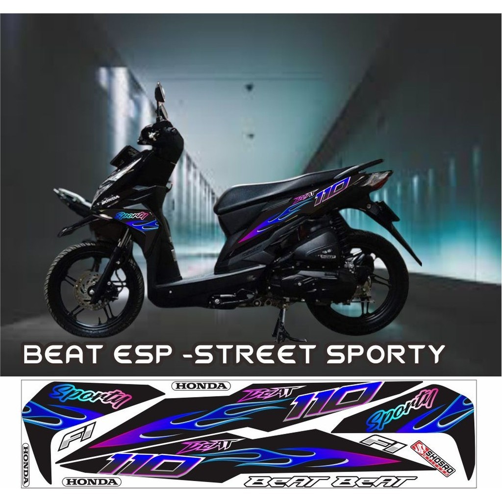 Jual DECAL DECAL STRIPING LIS BODY MOTOR BEAT ESP 2017 -2018 TIPE DONAT ...