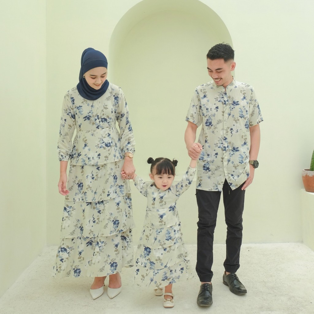 Jual Ghazu Jenara Family Set Baju Couple Keluarga Sarimbit Lebaran ...
