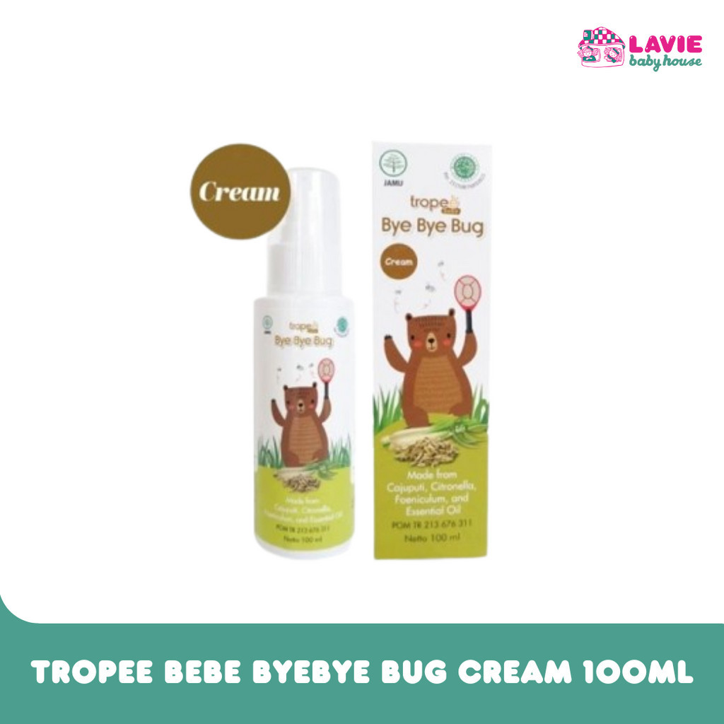 Jual Tropee Bebe - Bye Bye Bug Cream 100ml / Lotion Anti Serangga ...