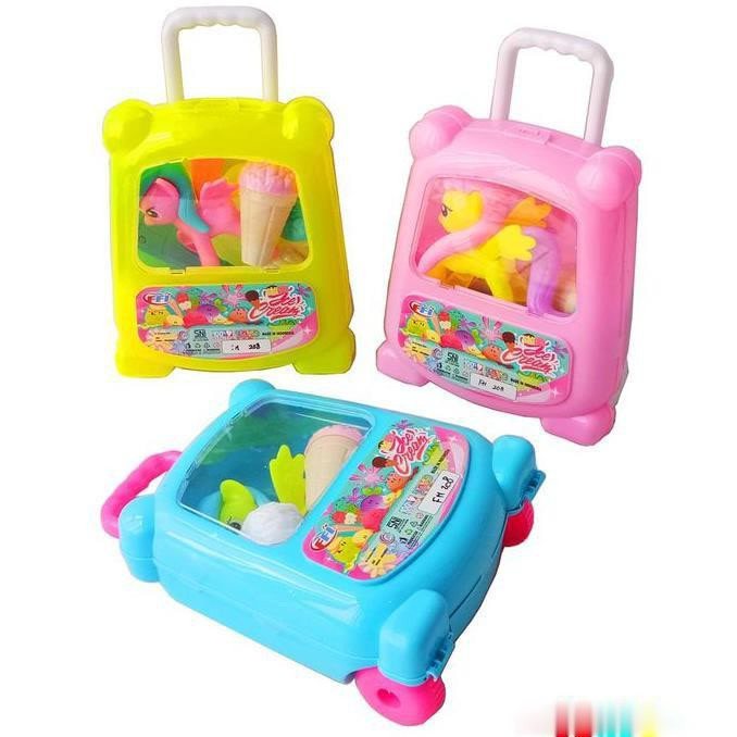 Jual mainan koper anak/ MAINAN ICE CREAM SHOP LITTLE PONY FH208 MAINAN ...