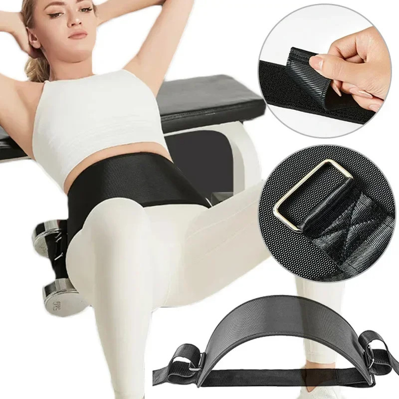 Jual Hip Thrust Weight-bearing Belt Hip Thrust Belt Adjustable Hip ...