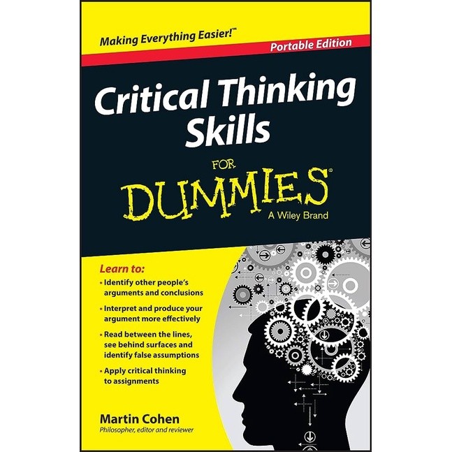 Jual Critical Thinking Skills for Dummies Portable Edition by Martin ...