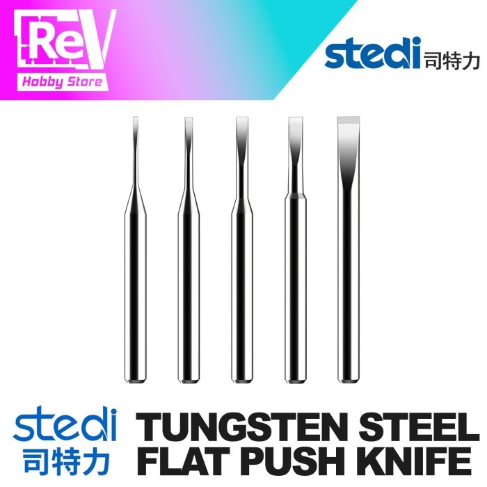 Jual STEDI TOOLS TUNGSTEN STEEL FLAT PUSH CHISEL GUNDAM | Shopee Indonesia