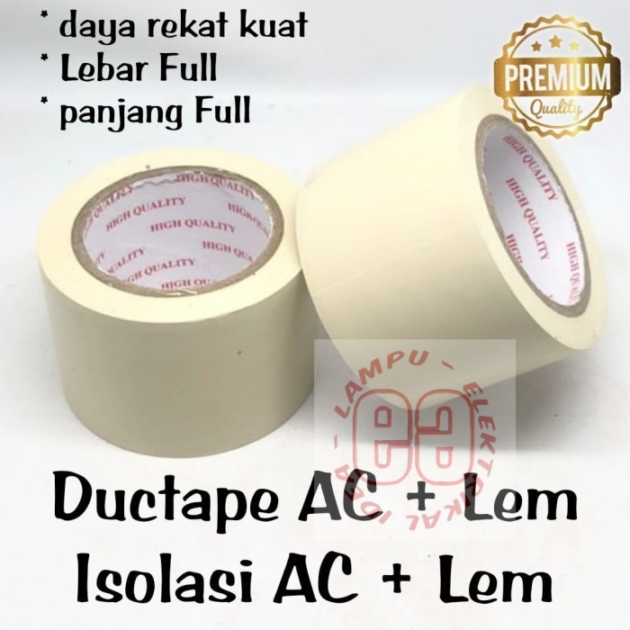 Jual ISOLASI AC LEM / DUCT TAPE LEM / VINIL LEM MURAH Bagus Berkwalitas ...