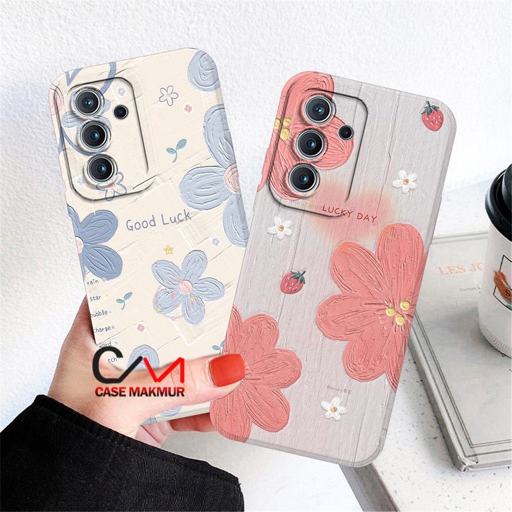 Jual Case Samsung A16 A36 A26 A56 A15 A25 A35 A55 A05s - Casing Motif Bunga - Silikon TPU ...