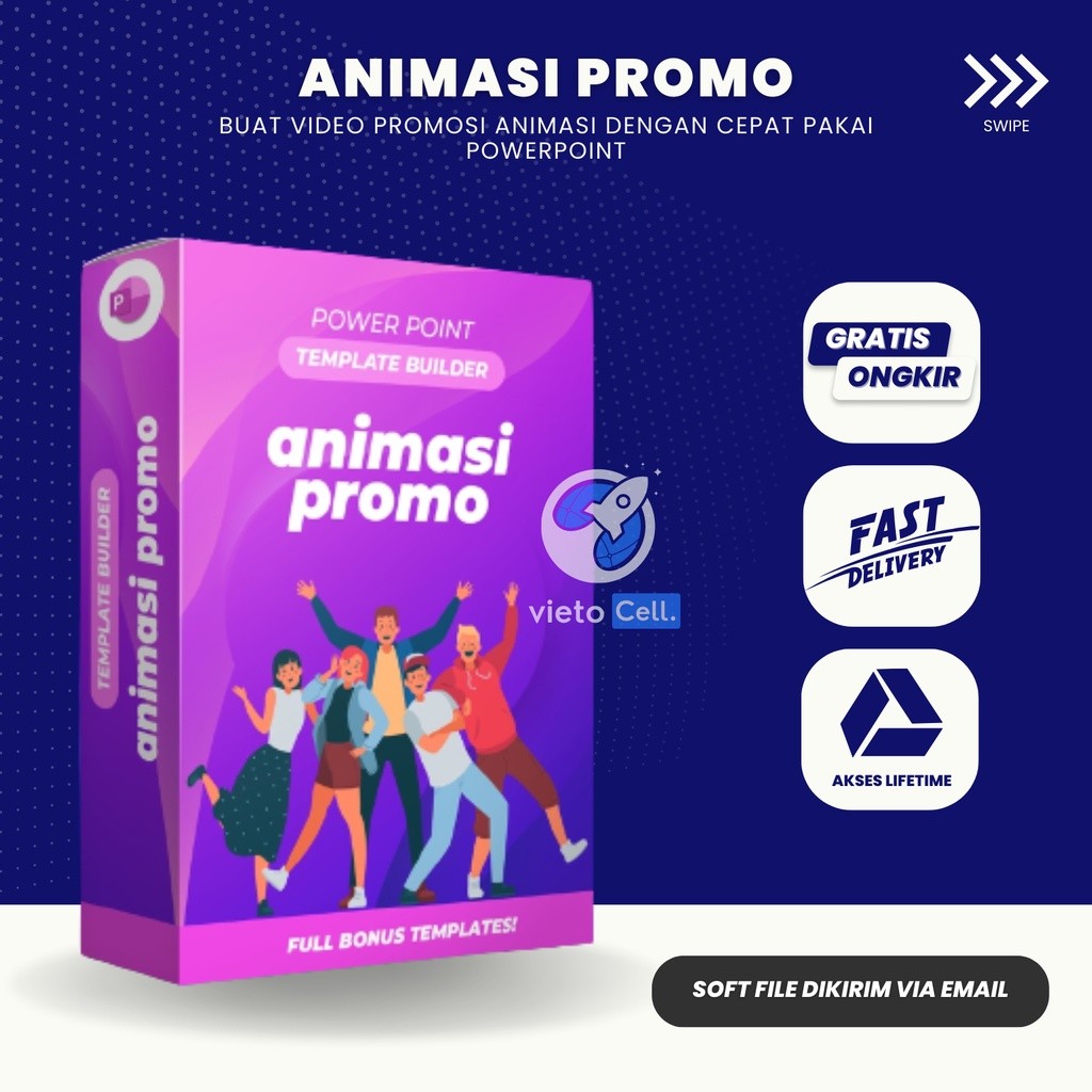 Jual ANIMASI PROMO BUILDER TEMPLATE PPT - Buat Video Promosi Animasi ...
