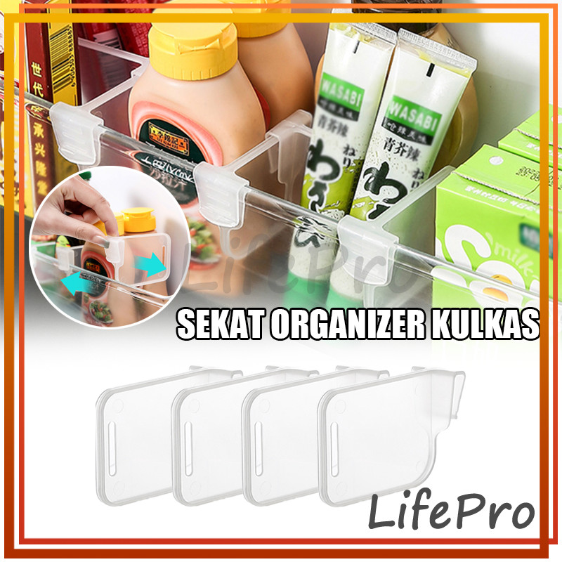 Jual Sekat Serbaguna Sekat Pembatas Kulkas Organizer Sekat Serbaguna ...