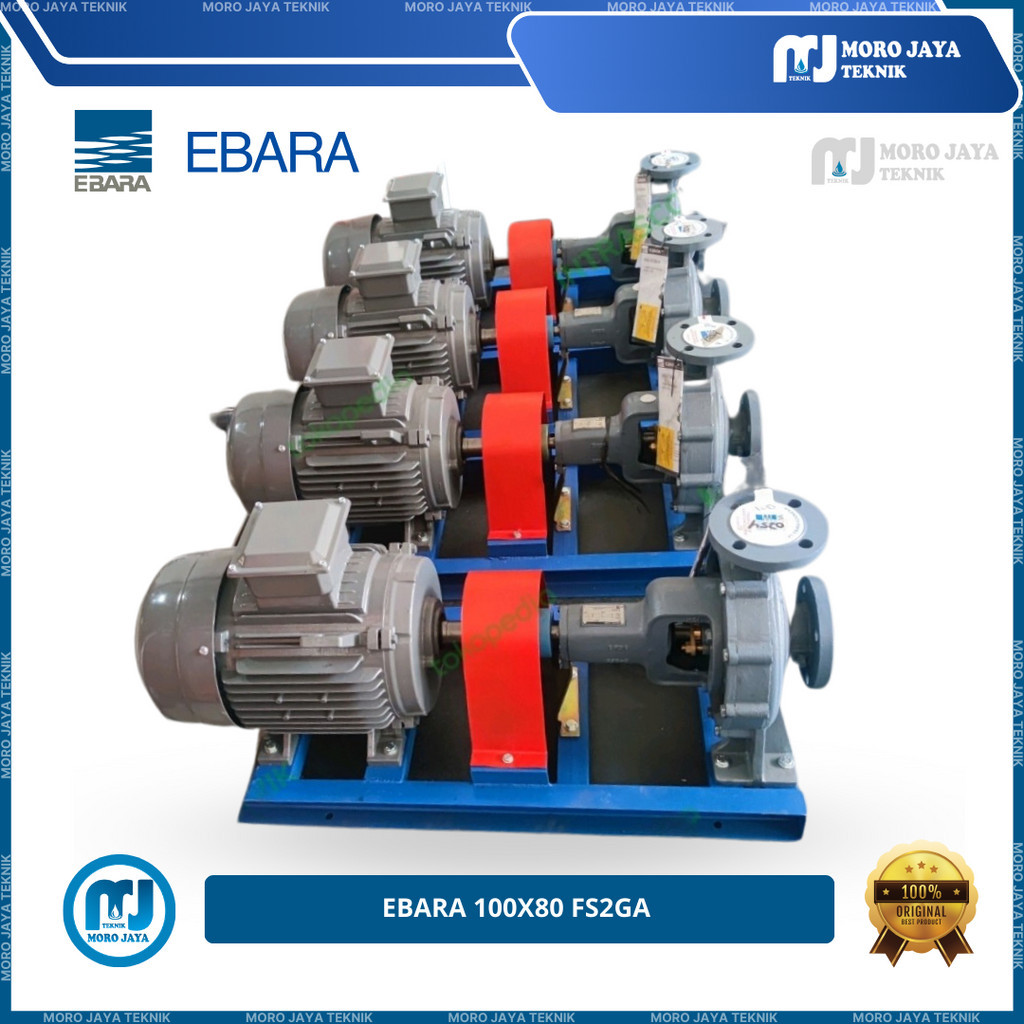Jual Pompa Air Ebara 100X80 FS2GA- 11 Kw - 3000 Rpm (Ebara Transfer Pump) | Shopee Indonesia