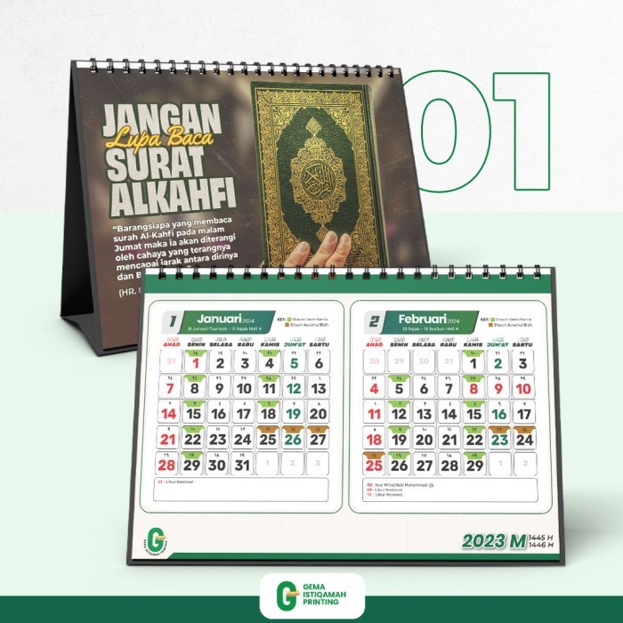 Jual PROMO!! -Bundling Kalender Islami Dinding dan Meja | Tanda Puasa ...