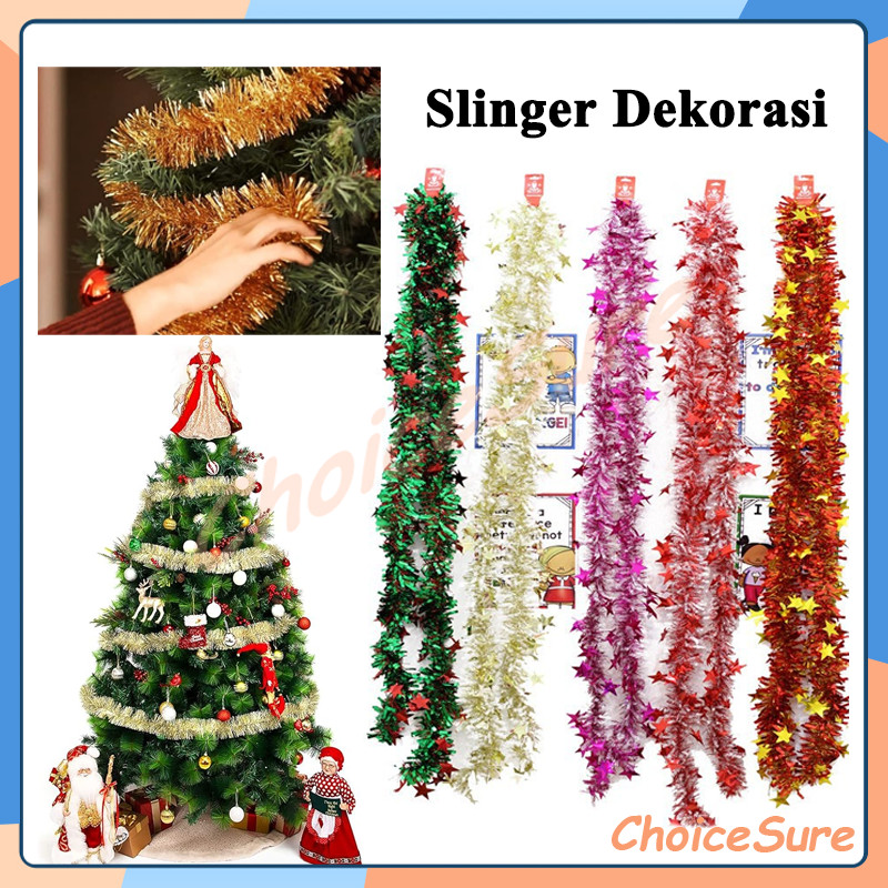 Jual Slinger Ekonomis / Slinger Polos / Slinger Tinsel Rumbai 2 Meter ...