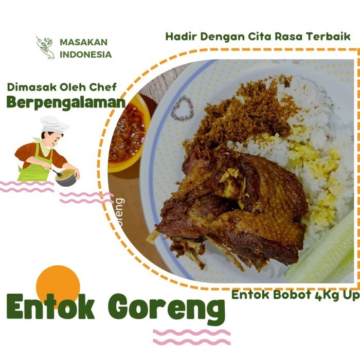 Jual Olahan Entok Goreng Utuh 1 Ekor Fresh Masakan Baru | Shopee Indonesia