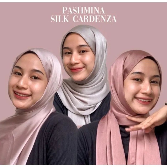 Jual PASMINA GRADENZA SILK / PASMINA SILK GRADENZA / PREMIUM~PASHMINA ...