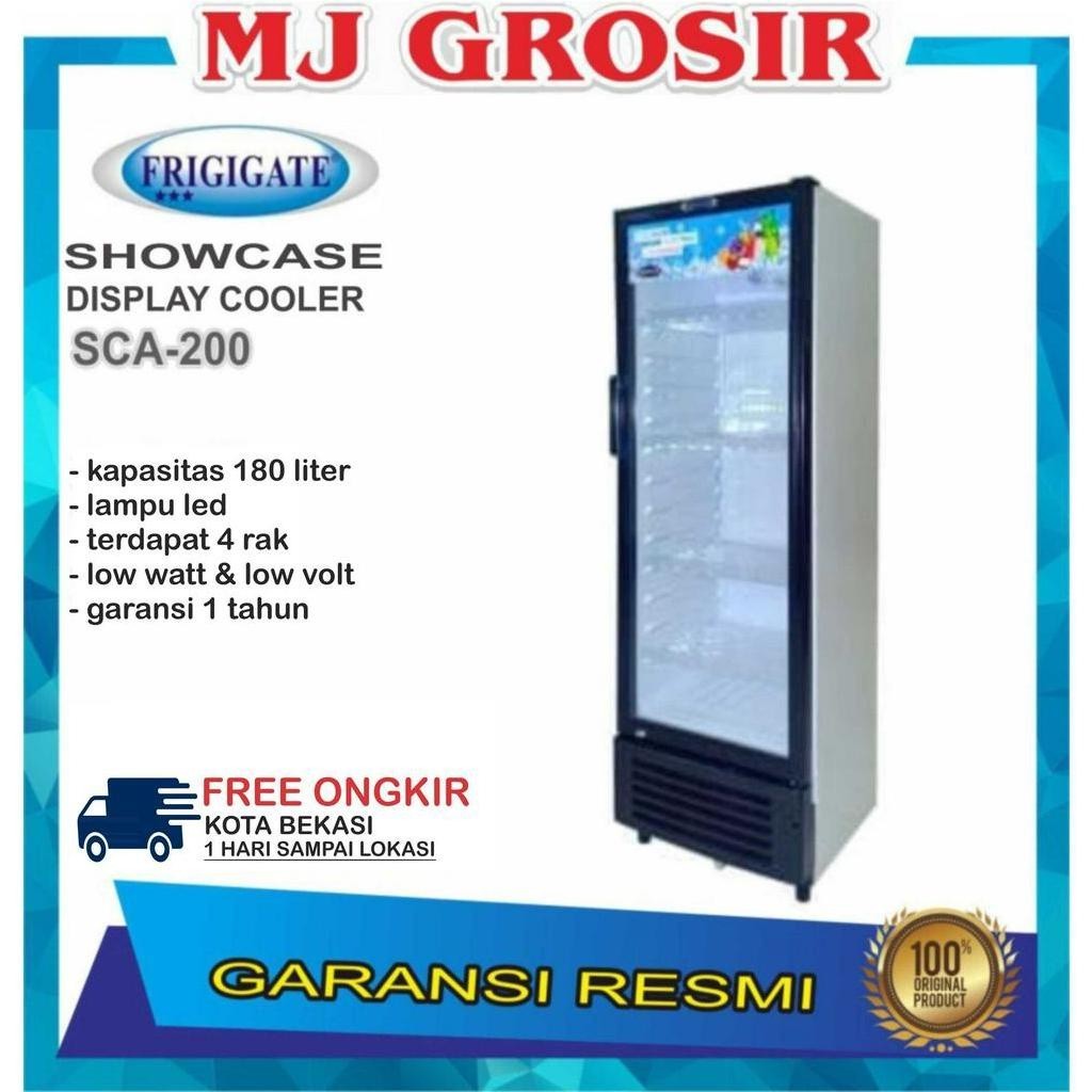 Jual SHOWCASE FRIGIGATE SCA 200 G 4 RAK & FRESCA 225 CS 5 RAK PENDINGIN ...