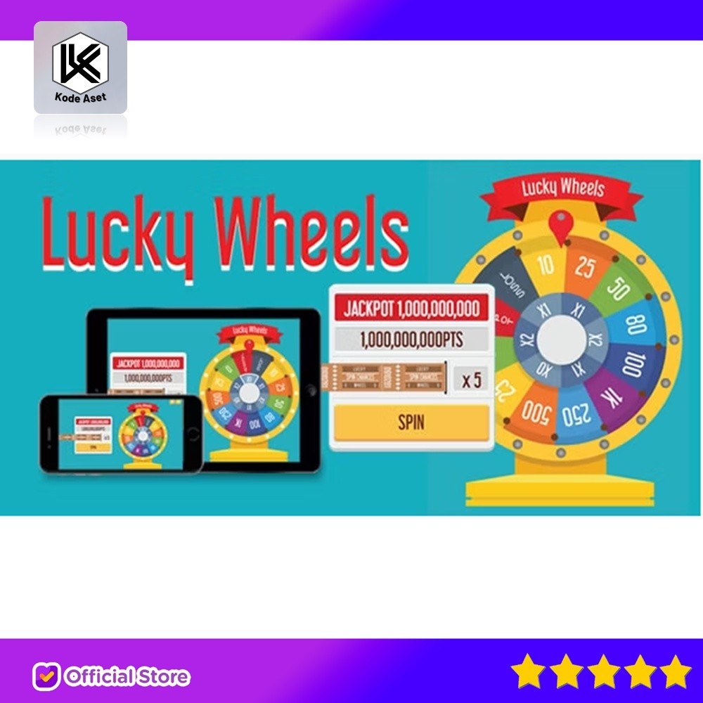 Jual SOURCE CODE APLIKASI LUCKY WHEELS - HTML5 GAME BY FUZITECH | Shopee Indonesia