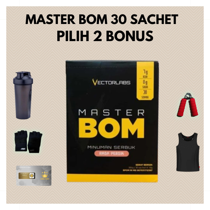 Jual Vectorlabs Master BOM Kemasan Box isi 30 Sachet BCAA protein SAMARINDA | Shopee Indonesia
