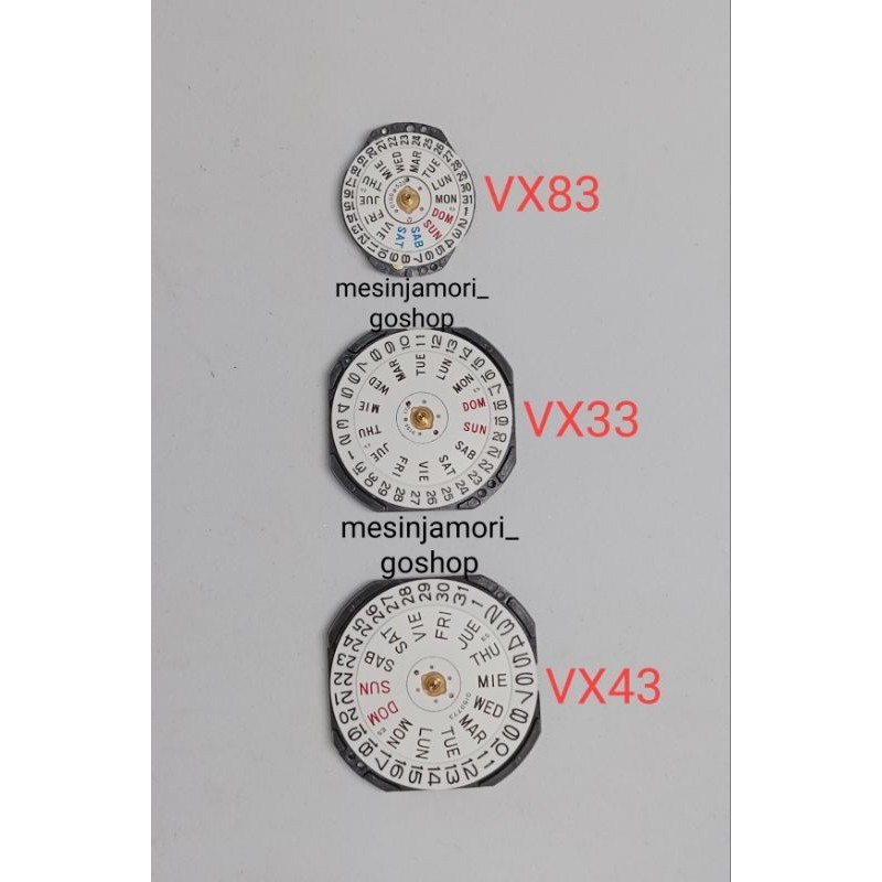 Jual mesin VX33 VX43 VX83 tanggal hari samping | Shopee Indonesia