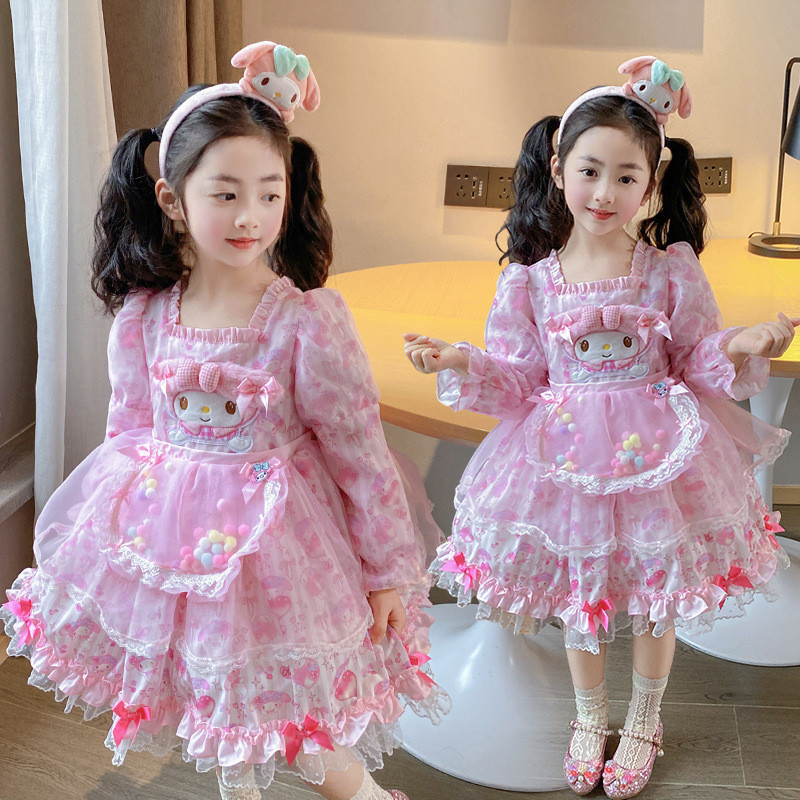 Jual Gaun Kostum Putri Melodi Anak Perempuan Gaun Gaya Lolita Gaya ...