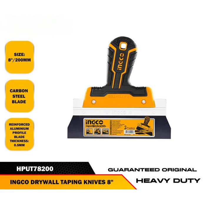 Jual Ingco HPUT78200 Kapi Skrap 8 Inch Lebar Putty Trowel Scrapper 8 ...