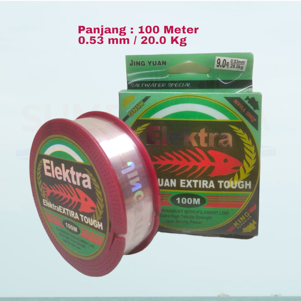 Jual Senar Pancing 100 m / Senar Kenur / Tali Pancing 0,53 mm 20 Kg ...
