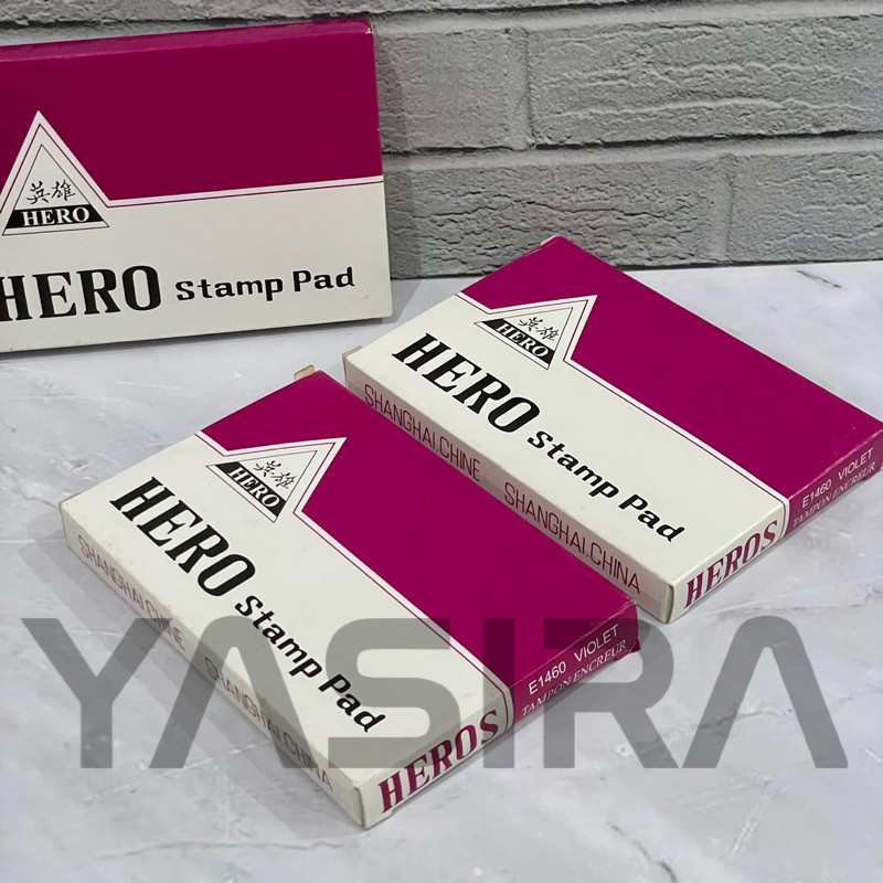 Jual SATUAN 1 PCS Stamp Pad Hero Besar E1460 | Shopee Indonesia