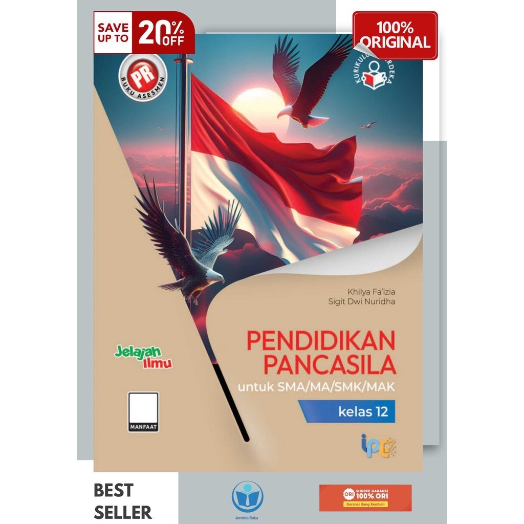 Jual Buku Pr/Lks Kurmer PPKN Kelas 12/XII SMA/MA Semester 1&2 Kurikulum Merdeka Intan pariwara ...