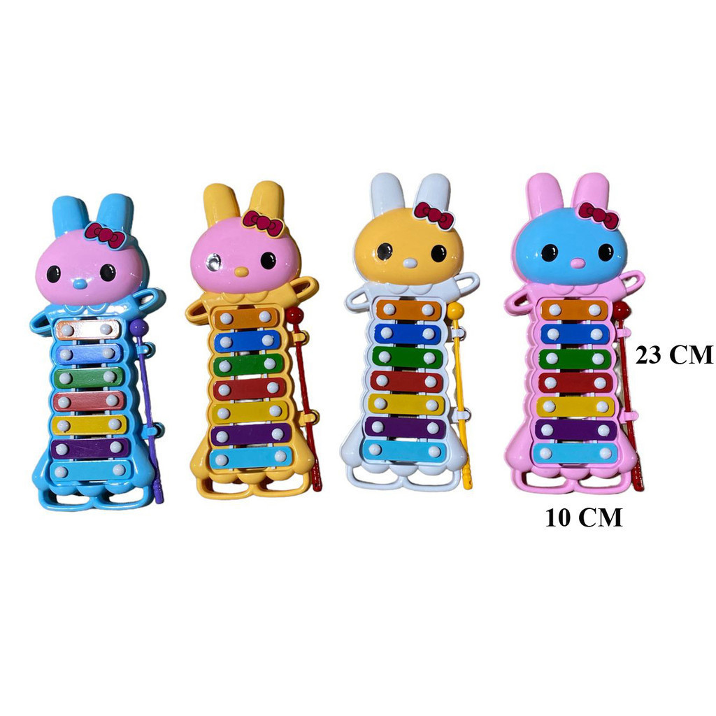 Jual Mainan Edukasi alat Musik Xylophone Rabbit / Gamblang / Alat Musik ...