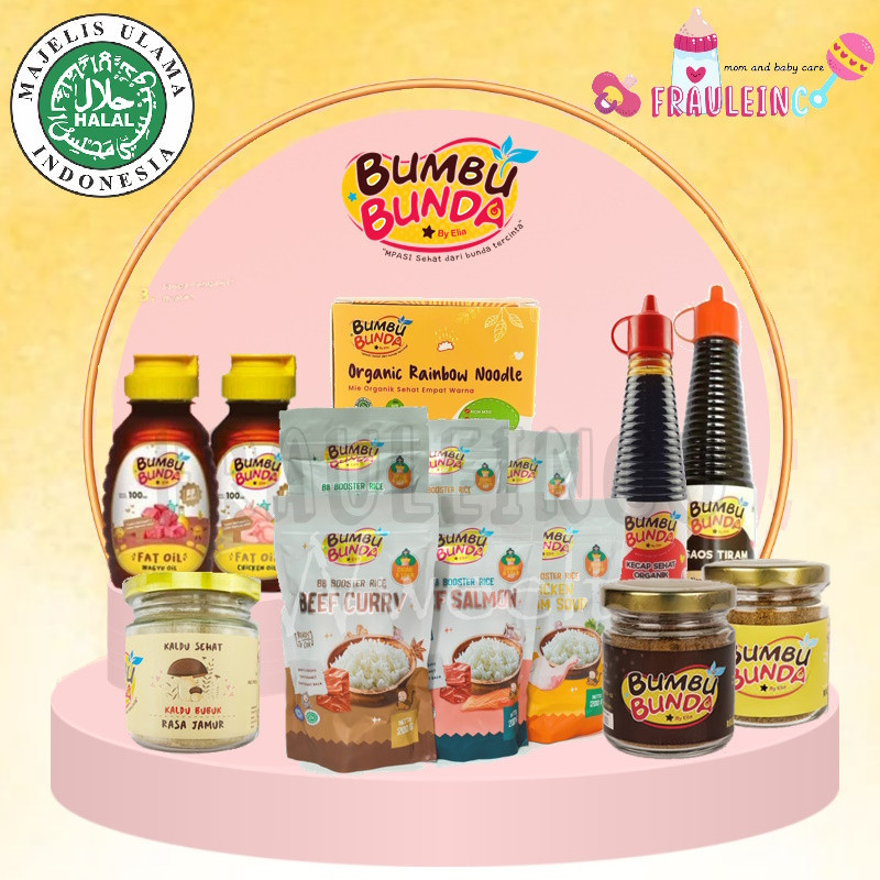Jual *FRAULEINCO* Bumbu Bunda Elia Booster Rice MPASI / KECAP BUMBU ...