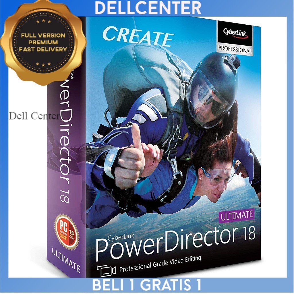 Jual CyberLink PowerDirector 19 - Aplikasi Untuk Edit Video Dengan ...