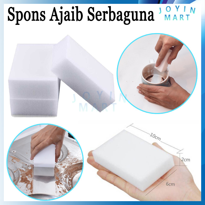 Jual Spons Ajaib Serbaguna/Spons Melamin Ajaib Busa/Sponge Pembersih ...