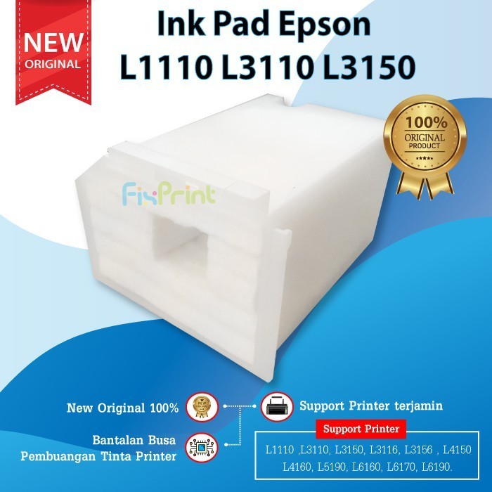 Jual Busa Ink Pad Printer InkPad Maintenance Box Epson L1110 L1210 ...