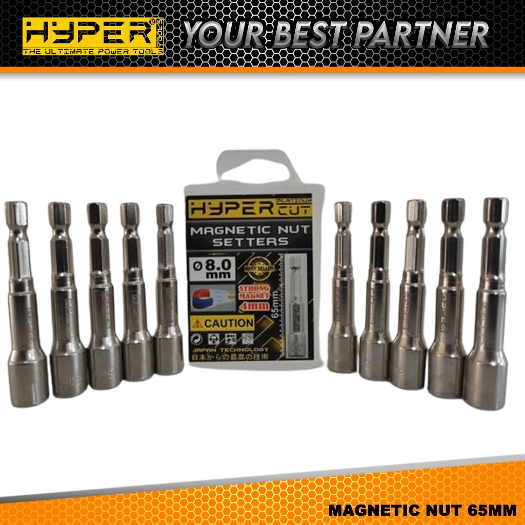 Jual HYPER Mata Bor Magnetic Nut Mata Shock Roofing Set 10pcs Set ...