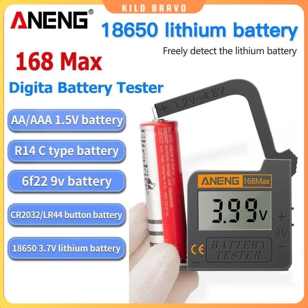 Jual ANENG Tester Baterai Capacity Universal Digital Display 18650 AA ...