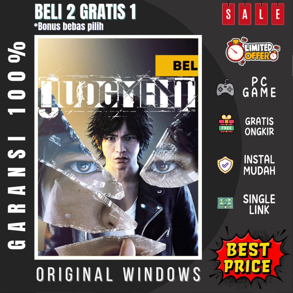 Jual JUDGMENT - GAME PC - GAME LAPTOP - PC GAMES - BELI 2 GRATIS 1 ...