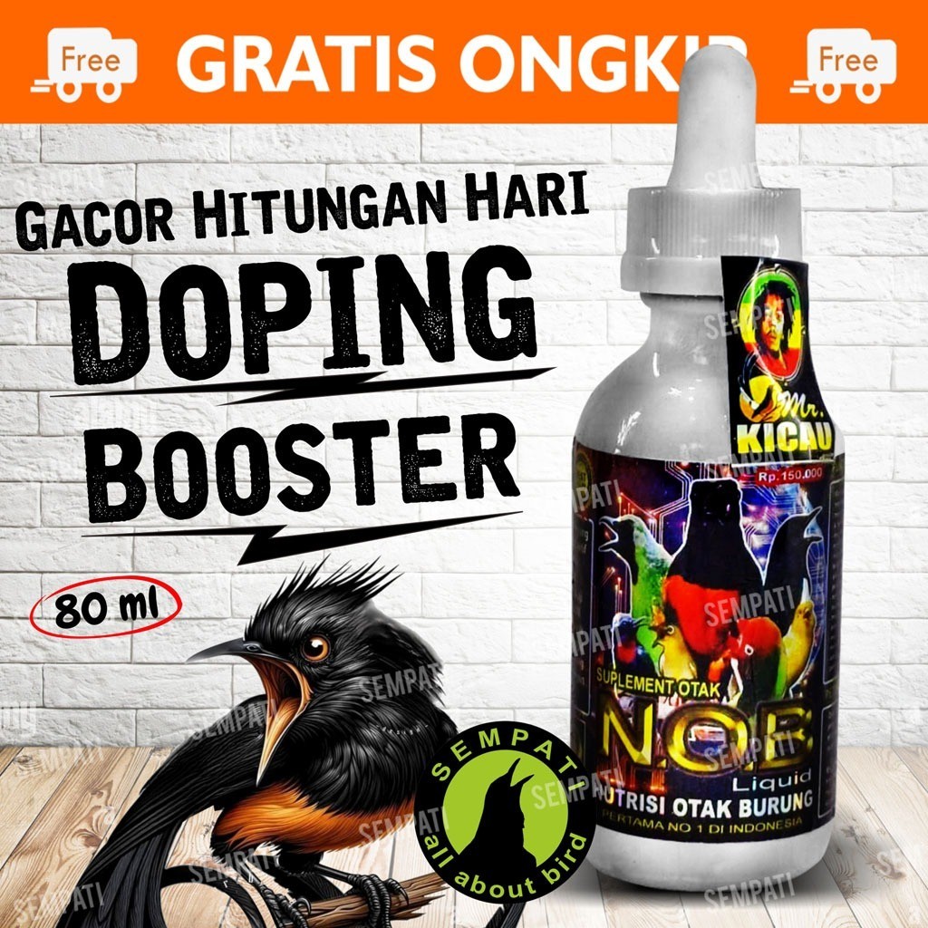 Jual SEMPATI NOB Liquid Nutrisi Otak Burung Vitamin Suplemen Penggacor ...
