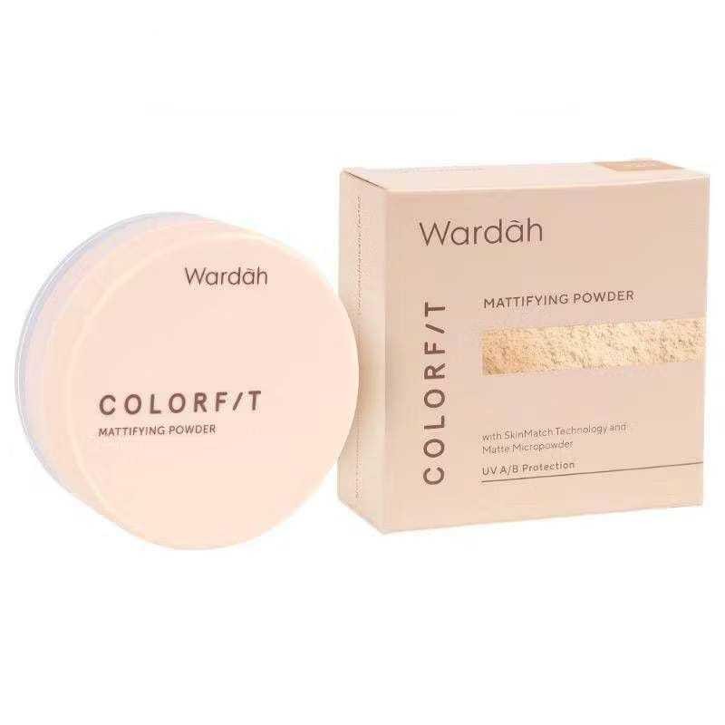 Jual WARDAH Colorfit Mattifying Powder UV A/B Protection Loose Powder ...