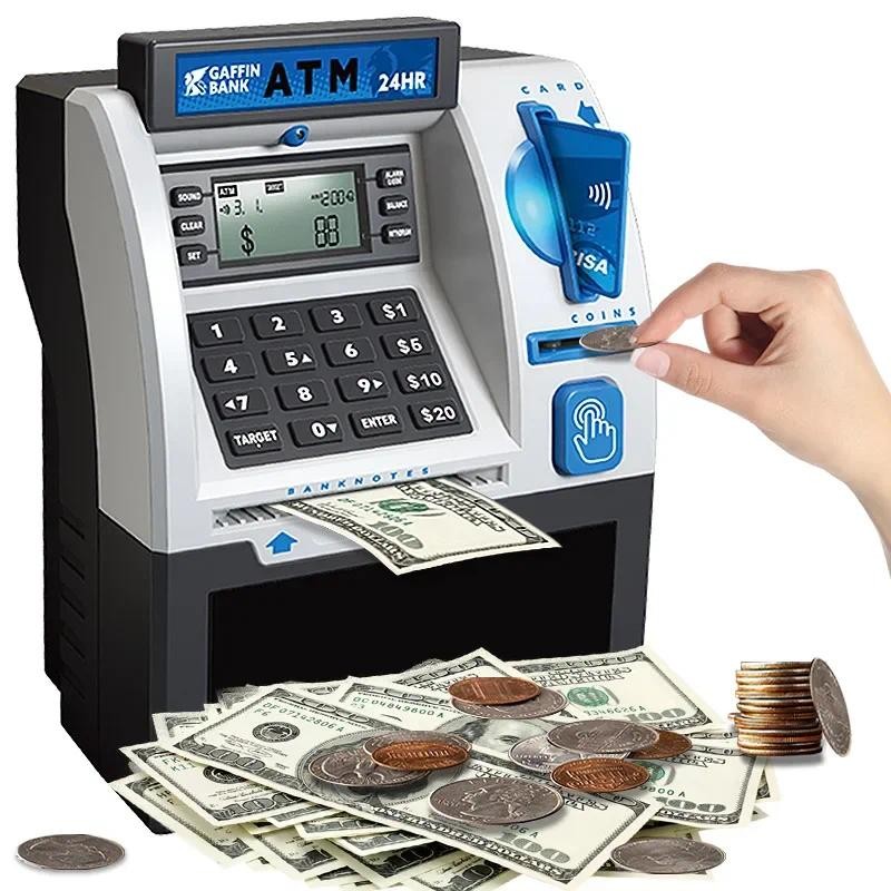 Jual Simulation Digital Bank Safe Password Mini ATM Machine Children ...