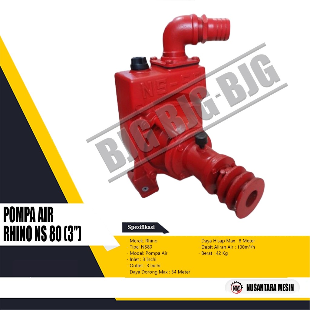 Jual POMPA AIR IRIGASI RHINO NS 80 SEAL (3 INCH) | Shopee Indonesia