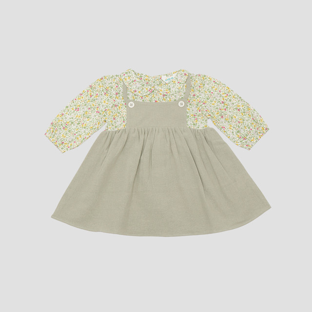 Jual Little M Floral Overall Dress Anak Perempuan 121755156 | Shopee ...