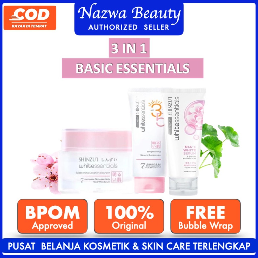 Jual Nazwa Beauty Shinzui essentials Brightening Basic Essential ...